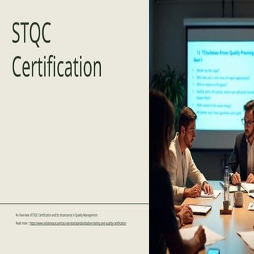 STQC Certification Consultantppt.pptxhyh | PPTX