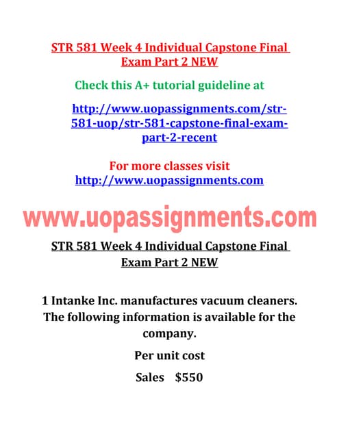 Acc 317 wk 5 midterm exam | DOCX