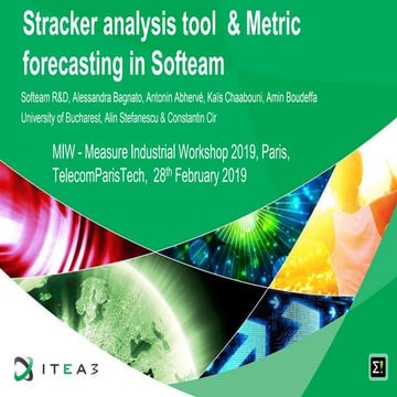 Stracker analysis-tool& Metric forecasting in Softeam | PPT