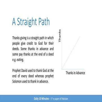 A Straight Path | PPT