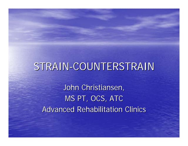 Positional release technique | PPTX