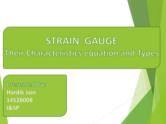 Strain gauge | PDF