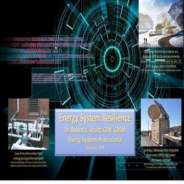 Energy System Resilience | PPSX