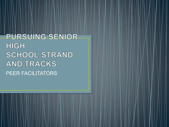 An In-Depth Guide About TVL Track and Strands for Future SHS ...