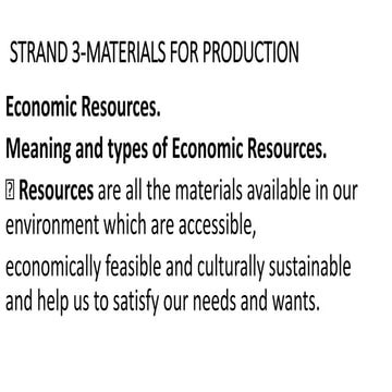 STRAND 3-MATERIALS FOR PRODUCTION.pptx KIDS | PPTX
