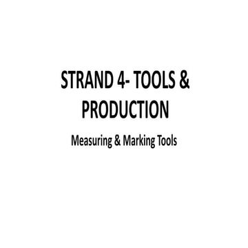 STRAND 4- TOOLS & PRODUCTION.pptx FOR KIDS | PPTX