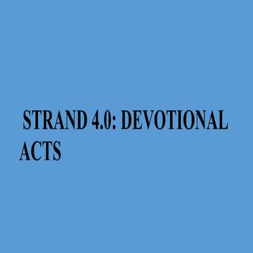 STRAND 4 DEVOTIONAL ACTS.pptx GRADE 8 FOR KIDS | PPTX