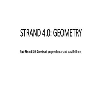 STRAND 4 GEOMETRY.pptx CBC GRADE 8 FOR KIDS | PPTX | Maps & Navigation