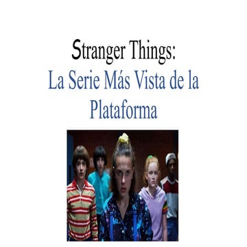 Stranger things | PPTX