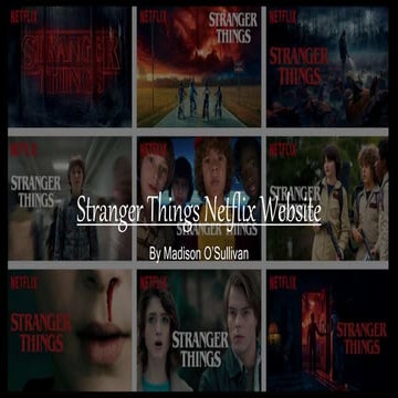 Stranger things netflix website powerpoint | PPTX