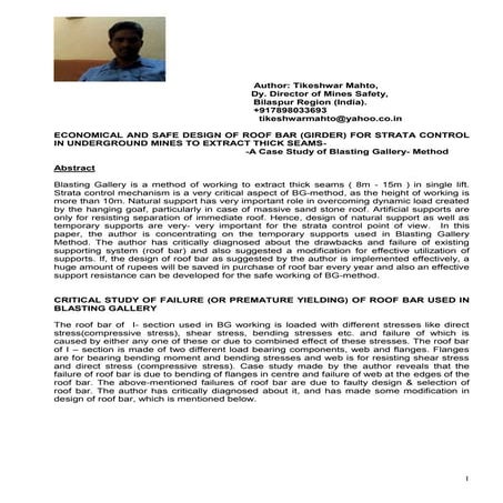 Strata control | PDF | Physics | Science