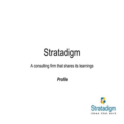 Stratadigm Key Profiles | PPT