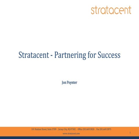 Stratacent intro | PDF