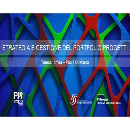 Teresa Iorfida, Paolo Di Marco | Strategia e gestione del portfolio ...
