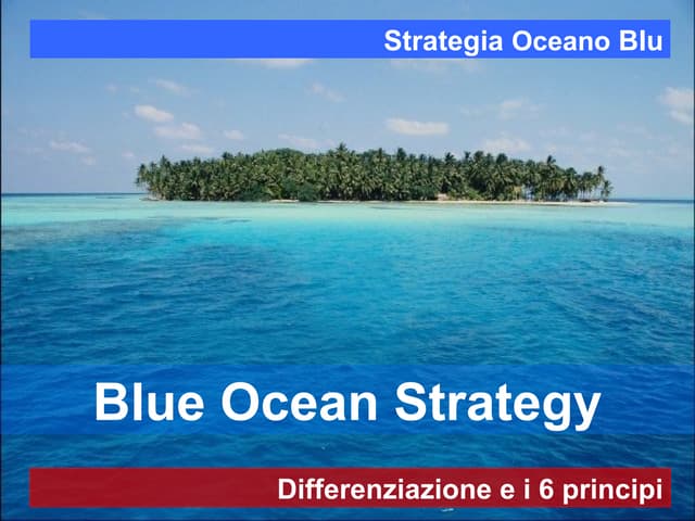 Strategia Oceano Blu 3 Differenziazione E 6 Principi Di Oceano Blu Ppt