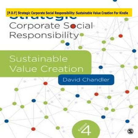 [P.D.F] Strategic Corporate Social Responsibility: Sustainable Value ...