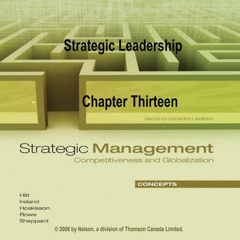 Strategic Management Ch13 | PPT