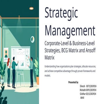 GE 9 cell matrix strategic management subject | PPTX