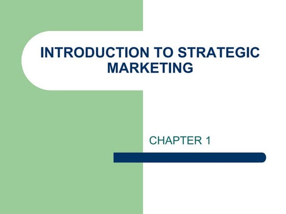 Strategic Marketing | PDF