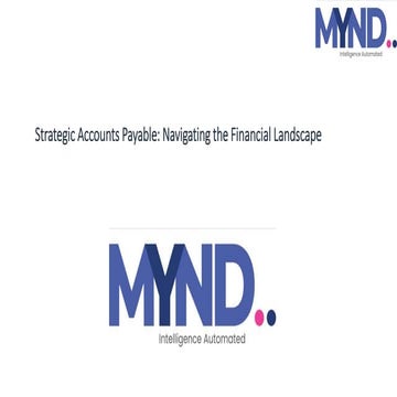 Strategic Accounts Payable: Navigating the Financial Landscape | PPT