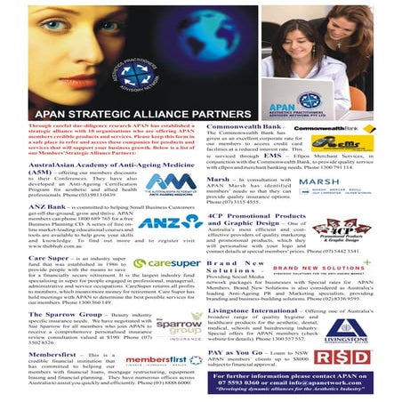 Strategic alliance partners | PDF