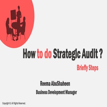 How to do Strategic Audit ? | PPT