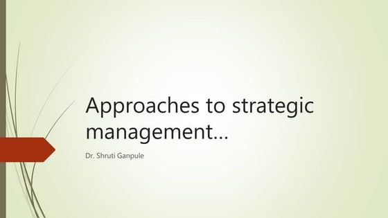 strategic choice in Strategic management | PPT