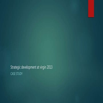 virgin group strategic development | PPT