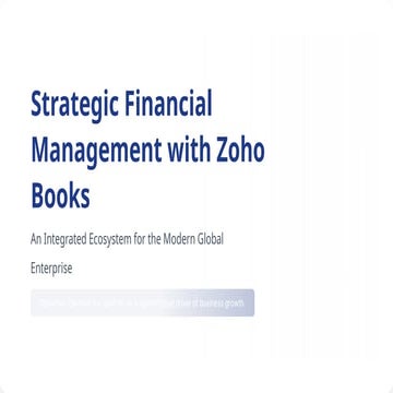 Strategic Enterprise Transformation via Zoho Books.pptx