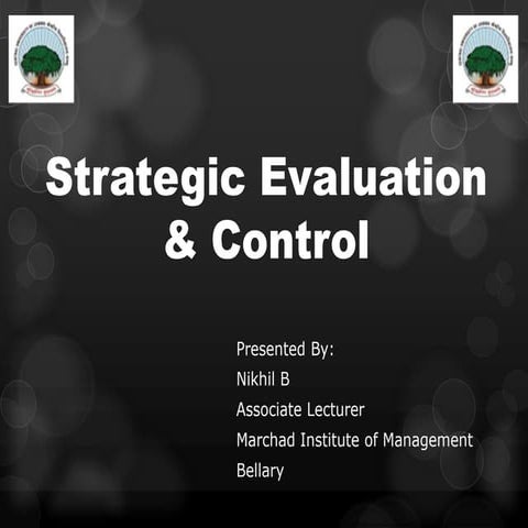 Strategic monitoring-system | PPT
