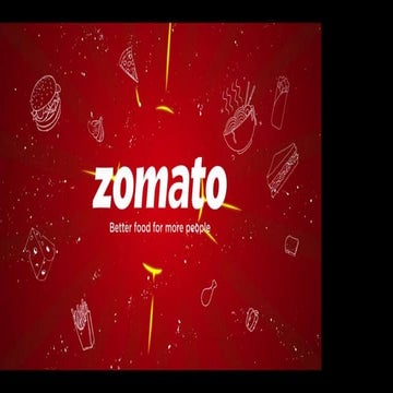 Zomato presentation | PPTX