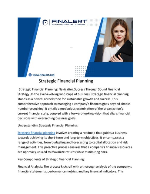 IMPORTANCE OF FINANCIAL MODELLING AND STRATEGIC PLANNING.pptx