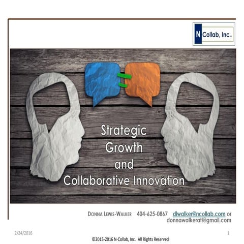 Strategic growth and collaborative innovation 022516 | PDF