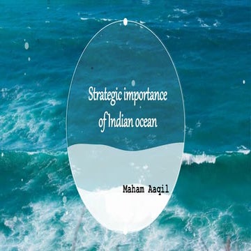 Indian seas and ocean | PPTX
