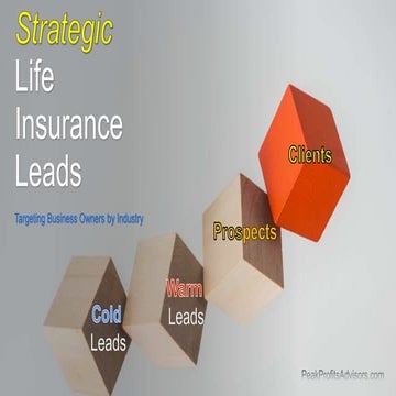 Strategic Life Insurance Leads | PPTX