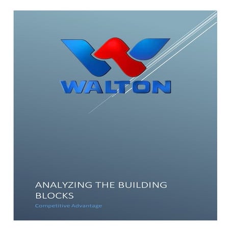 Strategic management, Analyzing the building blocks of Walton | DOCX