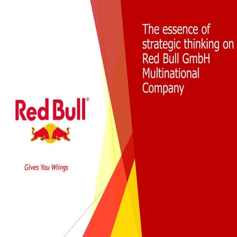 Strategic Management in regards to redbull GMBH company | PPTX