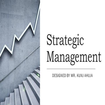 Strategic Management presentation BBA sem 2 | PDF