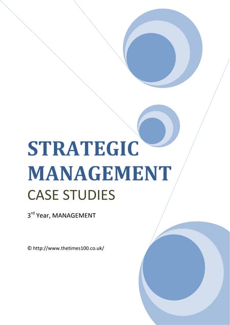 Assignment on Strategic Management | PDF