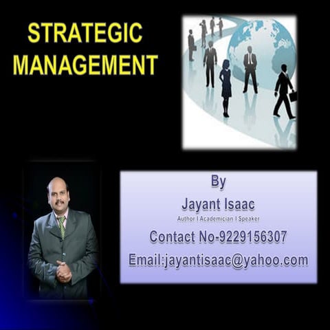 Strategic management(SHRM Perspective) | PPT