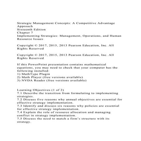 Strategic Management Concepts A Competitive Advantage Approach.docx