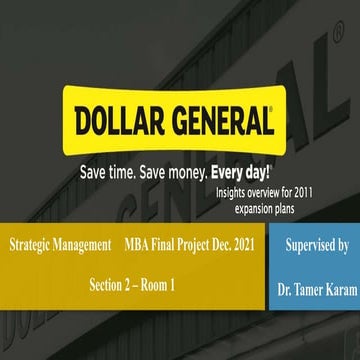 Strategic management mba final project dec 2021 | PPTX | Business ...