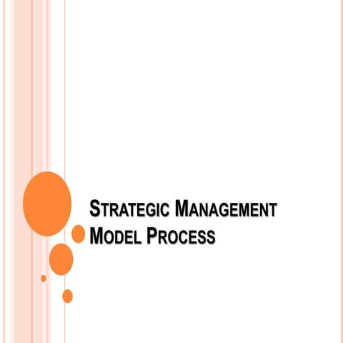 Strategic management model process | PPTX