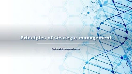 Presentation on Strategic Management (SM)- MBA | PPTX