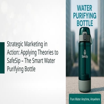 Strategic Marketing in Action Applying Theories to the Smart Water ...