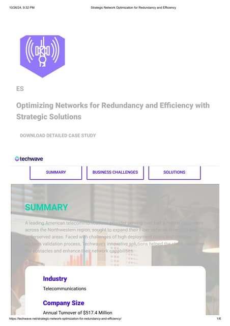 Strategic Network Optimization For Redundancy And Efficiencypdf