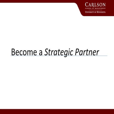 Strategic Partner Powerpoint | PPT