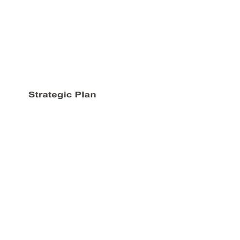 Strategic plan sample paper | PDF