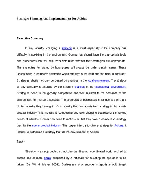 adidas Group- Management, Organizational Structure and CSR Analysis | PDF