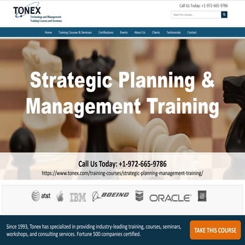 Strategic Planning and Management Training | PPTX | Business ...